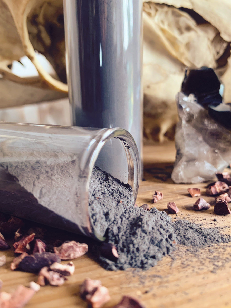 Dark Woods Face Mask. Chocolate, Charcoal, & Chaga. – Acorn Moon Mercantile